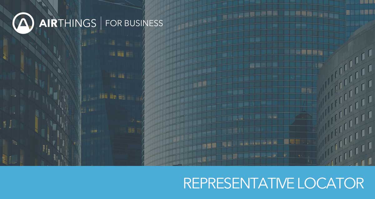 Rep Locator | Airthings