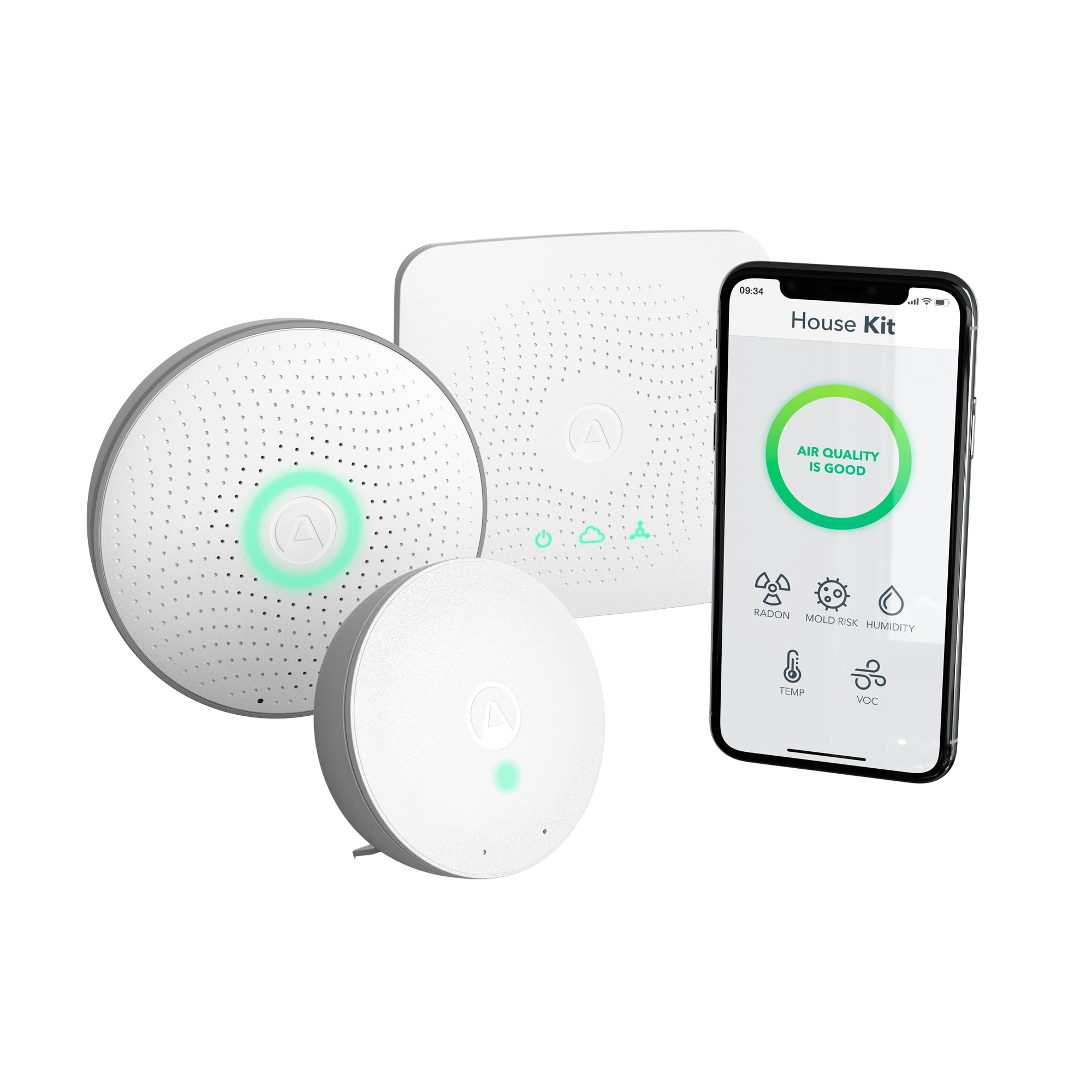 Airthings House Kit | Multi-room radon and indoor air quality ...